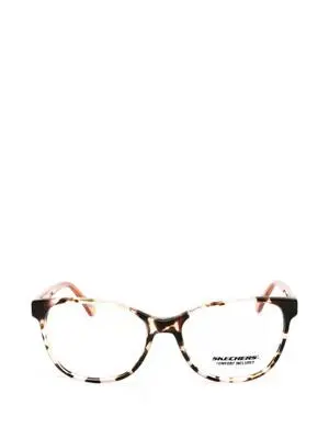 Sketchers Tortoiseshell Effect Cat Eye Eyeglasses - Brown