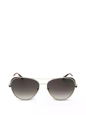 Kate Spade New York Katalina Pilot Frame Sunglasses - Gold