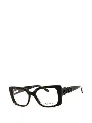 Guess Tortoiseshell-effect Rectangle-frame Glasses