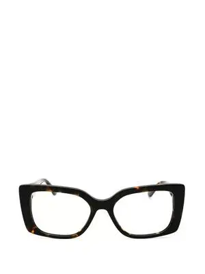 Guess Tortoiseshell-effect Rectangle-frame Eyeglasses - Brown