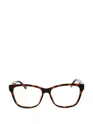 Calvin Klein Tortoiseshell-effect Rectangle-frame Eyeglasses - Brown