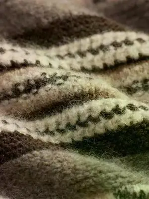 Ralph Lauren Patterned Belted Cardigan