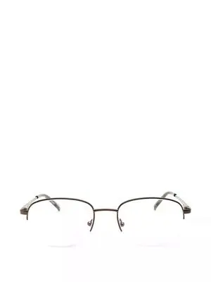 ADENSCO Oval Frame Eyeglasses - Brown