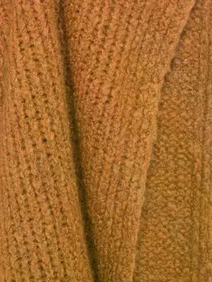 EMERSON RENALDI Ribbed-knit Scarf - Brown