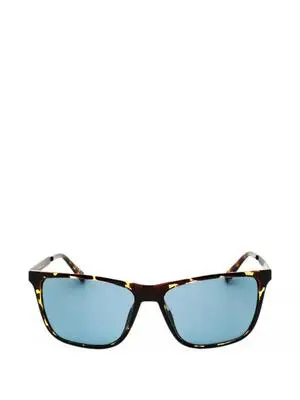 Gant Tortoiseshell-effect Rectangle-frame Sunglasses - Brown