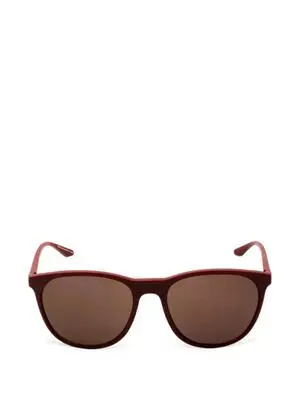 Emporio Armani Round-frame Sunglasses - Red