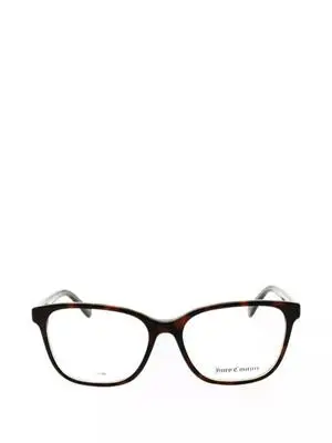 Juicy Couture Rectangular Frame Eyeglasses - Brown
