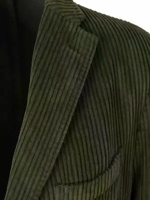 Boglioli Corduroy Single-breasted Blazer - Green