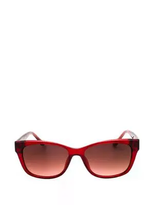 Guess Rectangle Frame Sunglasses - Red