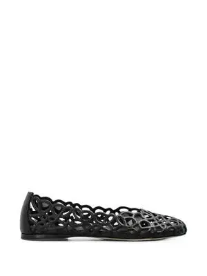 Loewe Petal Anagram Cut-out Ballet Flats