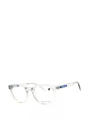 Calvin Klein Calvin Klein Jeans Round Frame Eyeglasses Neutrals