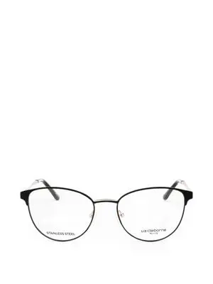 LIZ CLAIBORNE Round-frame Glasses - Black