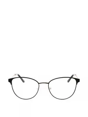 LIZ CLAIBORNE Round Frame Eyeglasses - Black