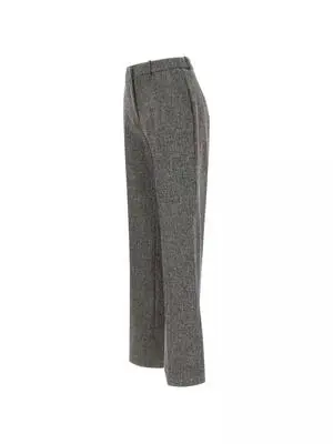 KAOS Micro-textured Straight-leg Trousers