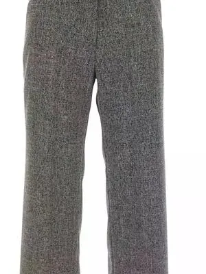 KAOS Micro-textured Straight-leg Trousers