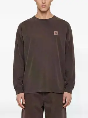 Carhartt Work In Progress Logo-patch Long-sleeved T-shirt