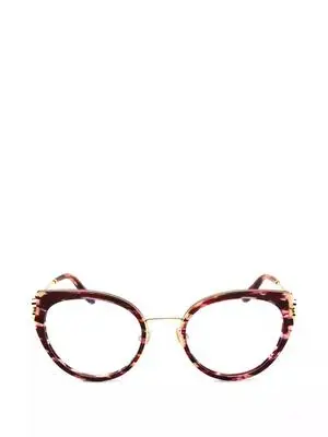 Chopard Cat Eye Frame Eyeglasses - Red
