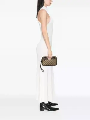 Gucci Gg Supreme Clutch Bag