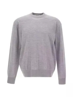 LANEUS Crew-neck Sweater - Grey