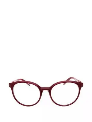 POLICE Round Frame Eyeglasses - Red