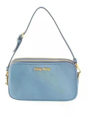 Miu Miu Madras Double Zip Pochette Handbag