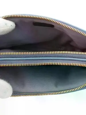 Miu Miu Madras Double Zip Pochette Handbag