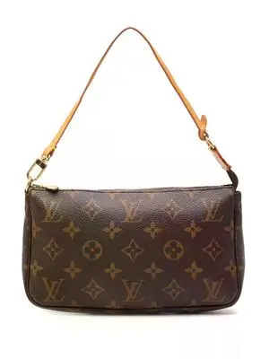 LOUIS VUITTON Monogram Pochette Accessoires Shoulder Bag - Brown