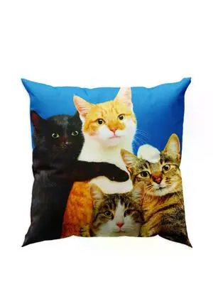SELETTI Toiletpaper Polycats Cushion - Blue