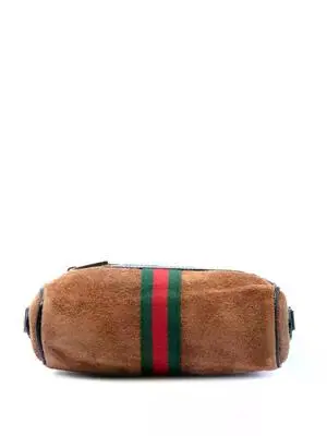 Gucci 2016-2026 Mini Suede Web Ophidia Crossbody Bag