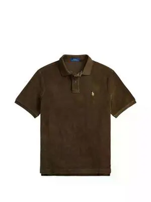 Polo Ralph Lauren Classic Fit Knit Corduroy Polo Shirt - Brown