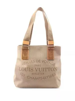 LOUIS VUITTON Canvas Plein Soleil Cabas Pm Tote Bag