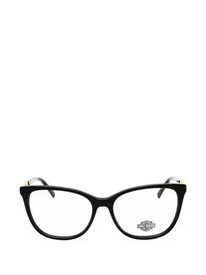 HARLEY-DAVIDSON Cat Eye Frame Eyeglasses - Black