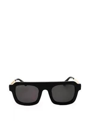 DIFF EYEWEAR Rectangle-frame Sunglasses - Black