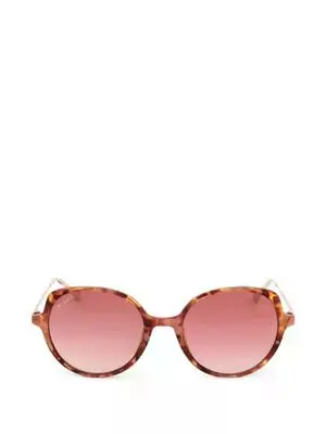 MAX&CO. Tortoiseshell-effect Round-frame Sunglasses - Brown