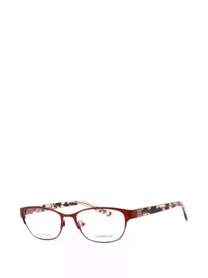 LIZ CLAIBORNE Oval-frame Glasses - Red
