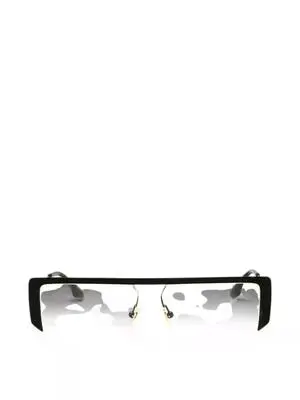 Victoria Beckham Rectangle-frame Sunglasses - Black