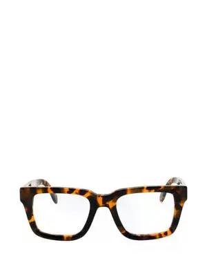 Palm Angels Style 19 Rectangle-frame Glasses - Brown