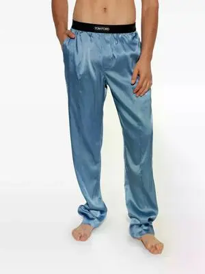 TOM FORD Logo-waistband Pajamas Bottoms