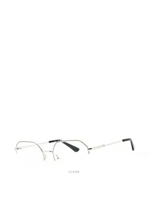 Guess Geometric-frame Glasses - Silver