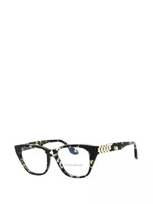 Victoria Beckham Tortoiseshell-effect Cat-eye Frame Glasses - Black