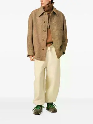 AMI Paris Wool Button-down Jacket With Classic Collar