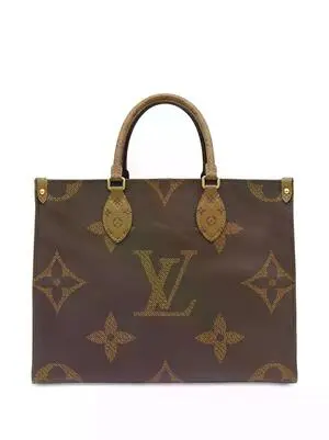 LOUIS VUITTON 2019 Monogram Reverse Giant Onthego Mm Satchel