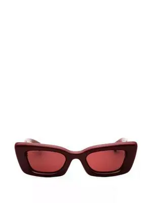Gucci Burgundy Cat-eye Frame Sunglasses
