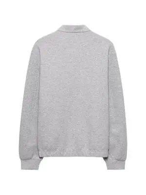 Shanghai Tang Half-zip Sweatshirt - Grey