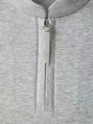 Shanghai Tang Half-zip Sweatshirt - Grey