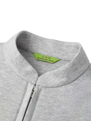 Shanghai Tang Half-zip Sweatshirt - Grey