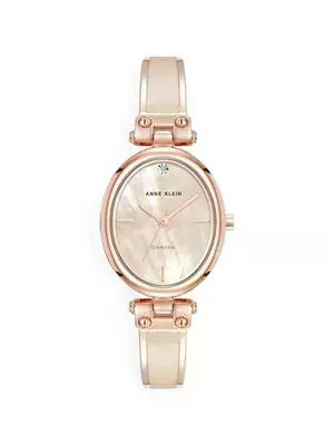 Anne Klein Logo-detail 34mm Watch - Neutrals