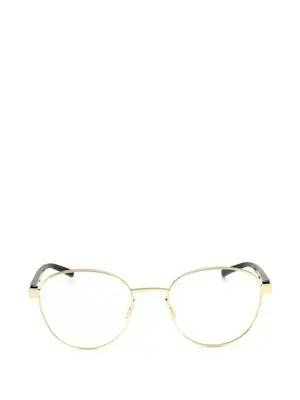 Porsche Design Round Frame Eyeglasses - Gold