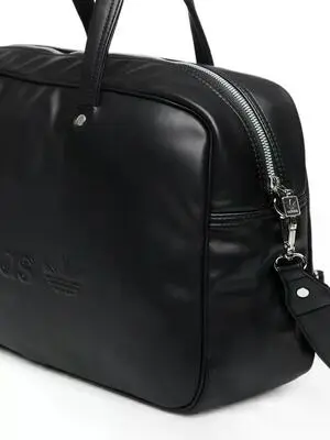 Adidas Logo-debossed Holdall Bag - Black
