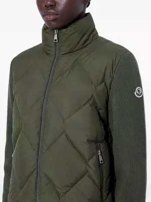 Moncler Logo Patch Zip-up Jacket